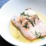 Salmon with Creamy Coconut Herb Sauce by Chef Kate | Young Living Oils