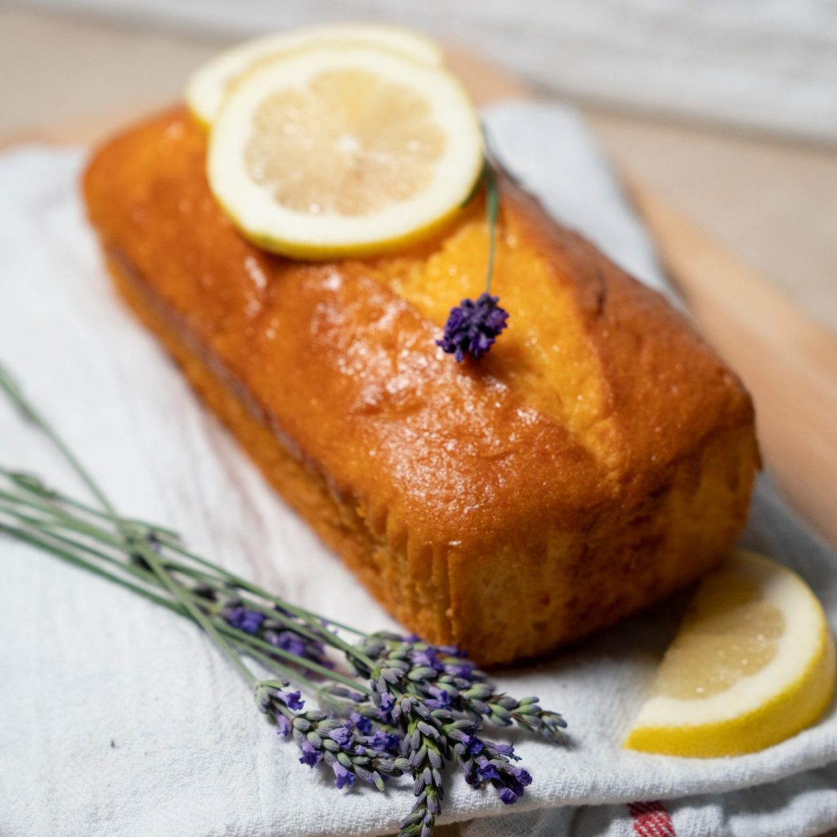 Lavender and Lemon Loaf with Lemon Glaze - Young Living Australia