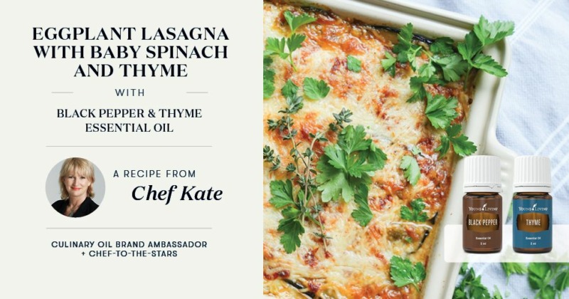 Eggplant Lasagne Young Living Australia Recipes