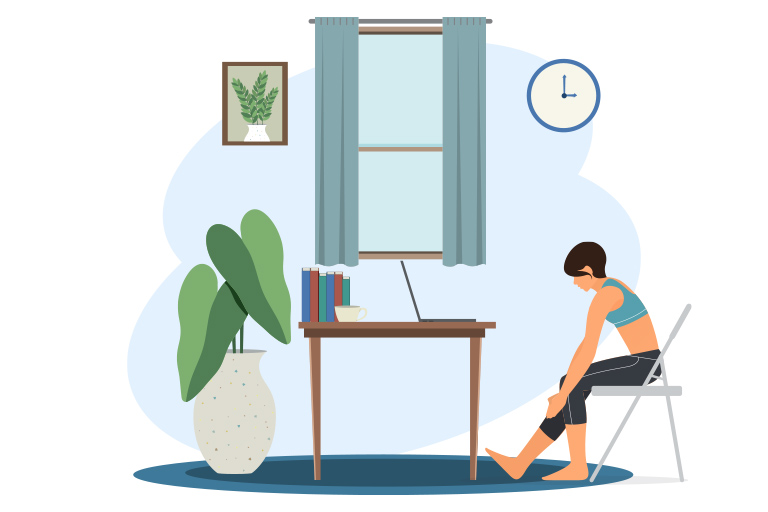 6 simple stretches to do at your desk - Young Living Blog